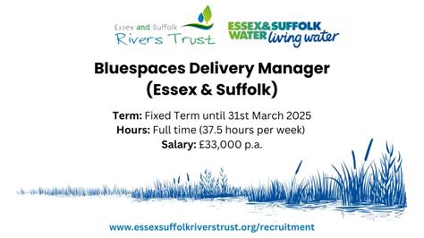 Essex And Suffolk Rivers Trust On Linkedin Essex Suffolk Bluespaces