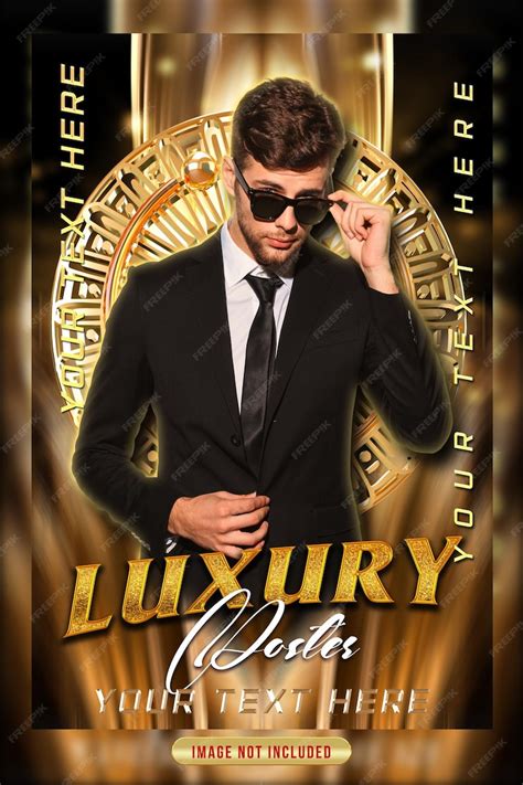 Premium Psd Luxury Poster