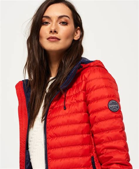 Superdry Core Down Hooded Jacket Thumbnail 5 Puffy Jacket Red Jacket