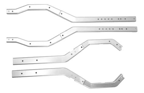 Silver Rc Chassi Frame Rails Professional Alumínio Parcelamento Sem Juros