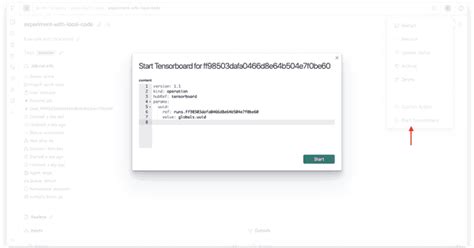 Polyaxon V18 Tensorboard And Custom Actions From The Ui