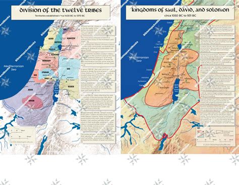 Annotated Bible Map Collection Old And New Testament Pdf Download Etsy