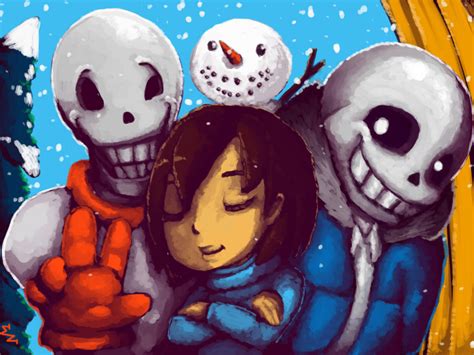 Frisk Papyrus Undertale Papyrus Ut Sans Undertale