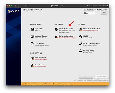 Centos 8 Installation Error Setting Up Base Repository