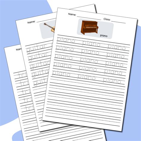 Прописи по английскому языку Musical Instruments