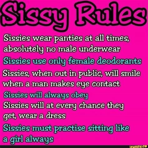 Tranisa On Twitter These Are The Rules Of My House Of Feminization