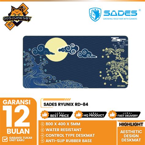 Jual Sades Ryunix Rd Rd Deskmat Gaming Mousepad Shopee Indonesia