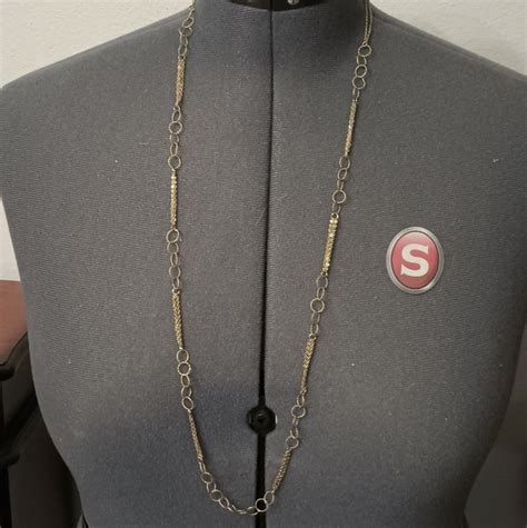 Vintage Jewelry Vintage Long Gold Tone Chain Necklace Poshmark