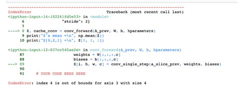 Course 4 Week 1 Assignment 1 Index Error Convolutional Neural Networks Deeplearningai