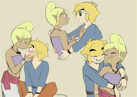 Link Toon Link And Tetra The Legend Of Zelda And 1 More Drawn By