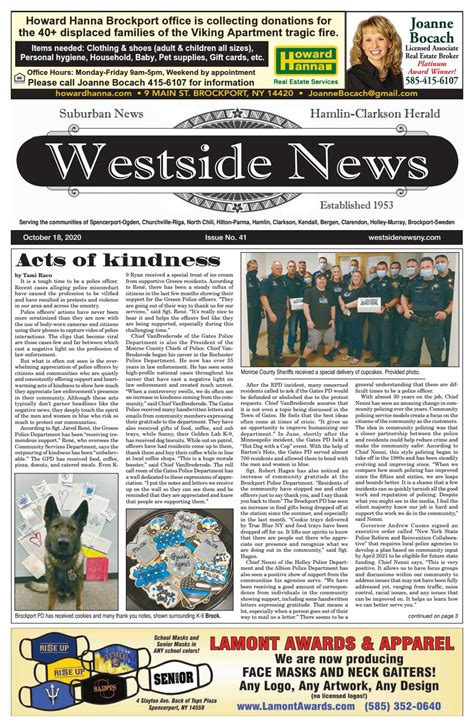 Westside News October 18 2020 By Westside News Inc Issuu