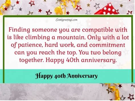 80 Best Happy 40th Wedding Anniversary Quotes And Wishes