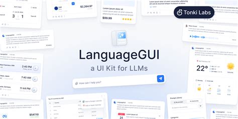 LanguageGUI A UI Kit For LLMs Figma