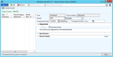 9 Worker Benefits Dynamics Ax Ellipse Solutions