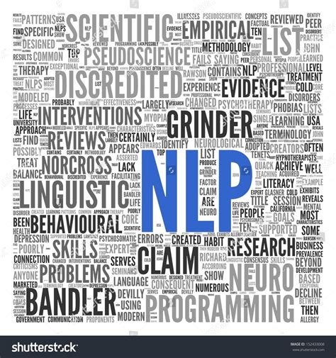 Nlp Neuro Linguistic Programming Conceptual Wallpaper Stock Photo Shutterstock