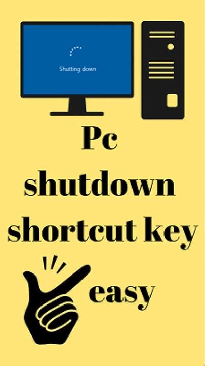 Windows 10 Shutdown Shortcut Key Windows Short Keys Windows Shortcuts Windows10 Urdu Danny