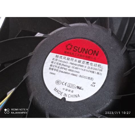 Jual Kayak Baru Kipas Fan Sunon 48v Bisa Mutar Dari 24 50v 12cm High