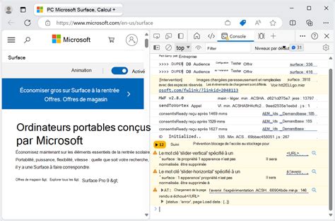 Présentation De La Console Microsoft Edge Developer Documentation Microsoft Learn
