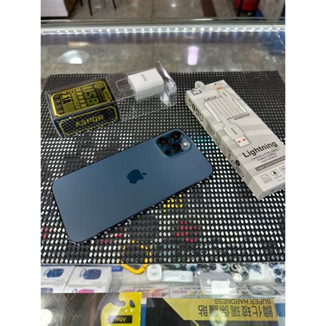 【二手 極新 6 7吋】9 9成新apple Iphone 12 Pro Max 256g 藍【電池健康程度81 】 蝦皮購物