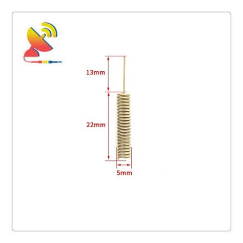 High Performance 433MHz Spring Antenna UHF Helical Antenna C T RF