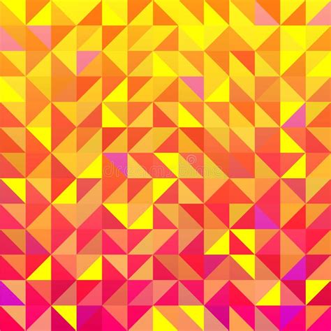 Seamless Triangle Colorful Pattern Vector Geometric Background Stock Vector Illustration Of