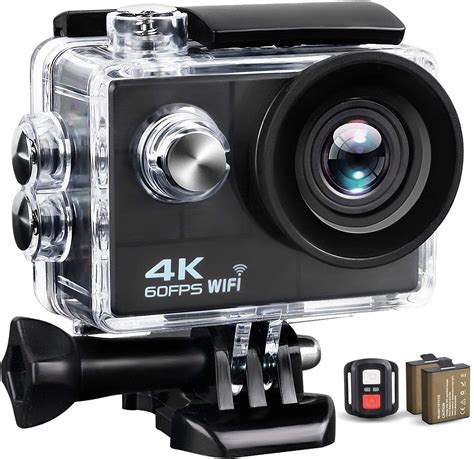 Steren Cámara Deportiva Sumergible 4k Wi Fi Con Doble Pantalla