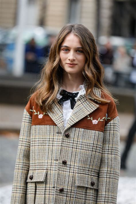 Raffey Cassidy At Miu Miu Show At Paris Fashion Week 10012019