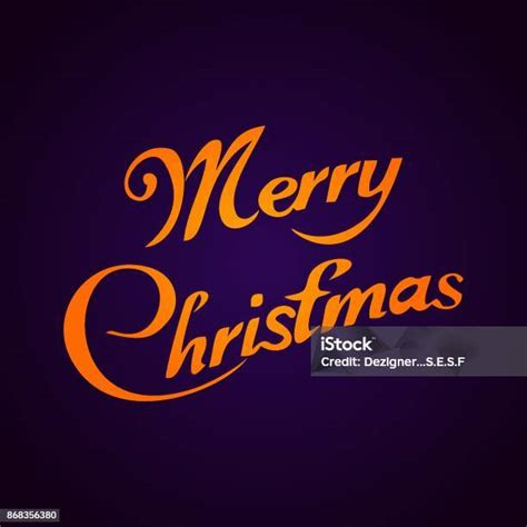 Merry Natal Vektor Teks Kaligrafi Huruf Desain Kartu Template Tipografi