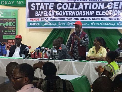 Live Results From Bayelsa Governorship Election Collation Centre • Okayng