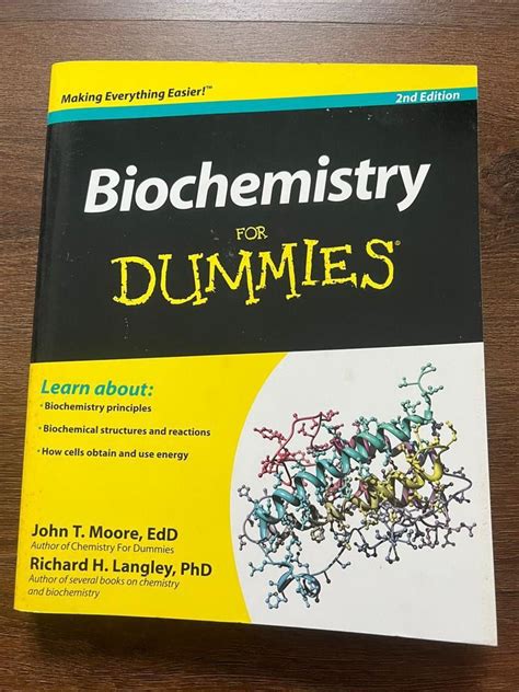 Biochemistry For Dummies Hobbies Toys Books Magazines Fiction