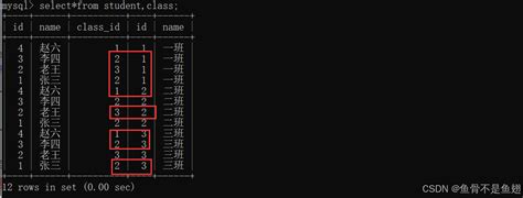 Mysql————联合查询多表查询sql语句 Csdn博客