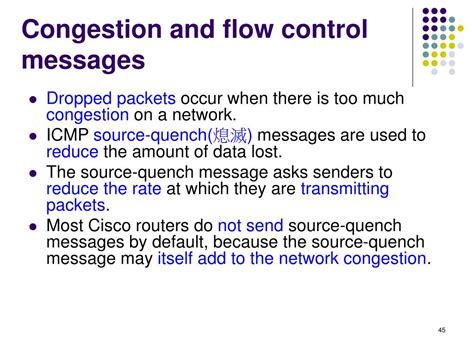 Ppt Semester 2 Module 8 Tcpip Suite Error And Control Messages