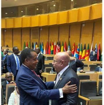 Ould Ghazouani discute avec le président du Congo des moyens de