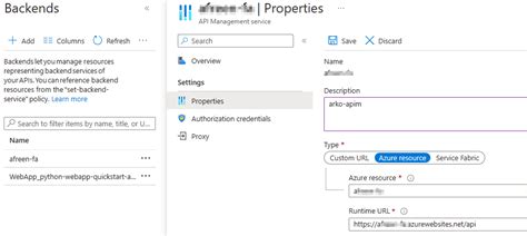 Azure Apim Invoking A Service In Aks Cluster Stack Overflow