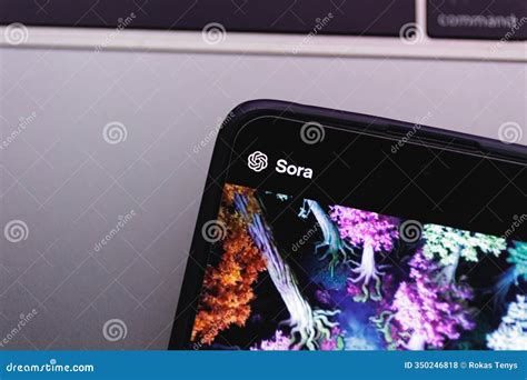 Openai Sora New Text To Video Ai Model Illustration On Screen Chatgpt