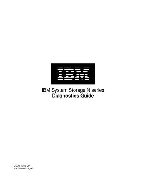 Ibm System Storage N Series Diagnostics Guide Pdf Electrical