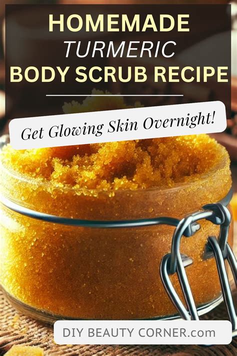 Homemade Turmeric Body Scrub Recipe