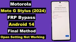 New Method 2025 Without Android 14 Pc Remove Google Motorola Android 14