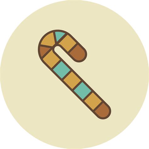 Cane Filled Retro 9752147 Vector Art At Vecteezy