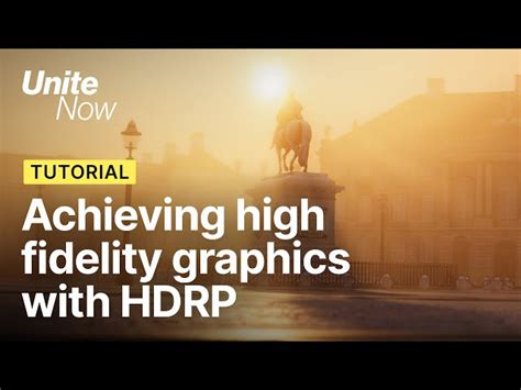 Free Video Lighting And Rendering Tutorial For Hdrp Unite Now 2020