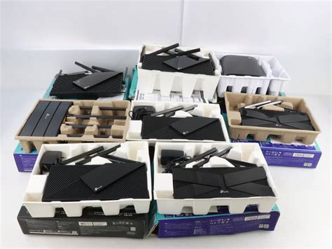 【全体的に状態が悪い】1円～★ジャンク★tp Link ティーピーリンク ルーター まとめて8点セット まとめ売り 処分 Wi Fi 6