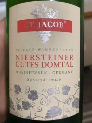St Jacob Niersteiner Gutes Domtal Vivino US