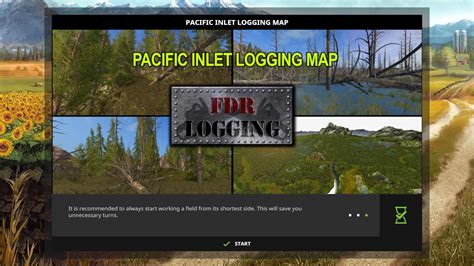 PACIFIC INLET LOGGING MAP FS Farming Simulator Mod FS Mod