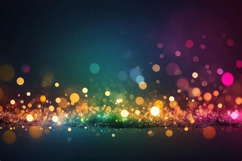 Premium Photo Abstract Bokeh Background