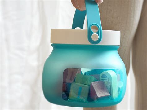 These Modular Food Storage Jars Expands Or Collapses Easily