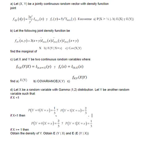 Solved A Let Xy Be A Jointly Continuous Random Vector