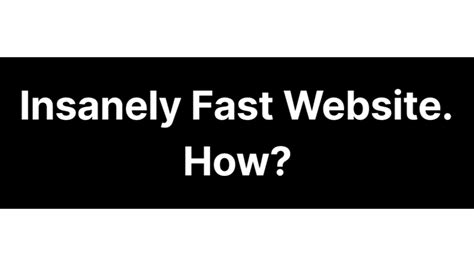 supercharge your website speed a framework agnostic approach