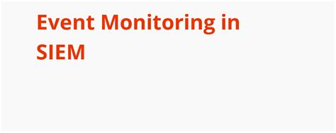 What Is Event Monitoring In Siem And How Can It Help Improve Security By Dale Clifford