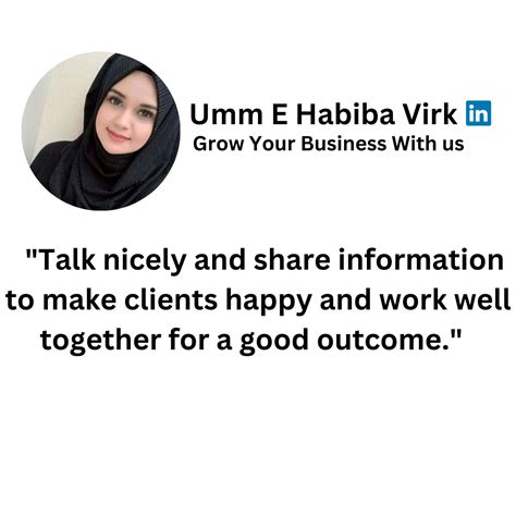 umm e habiba virk on linkedin letsconnect linkedingrowth
