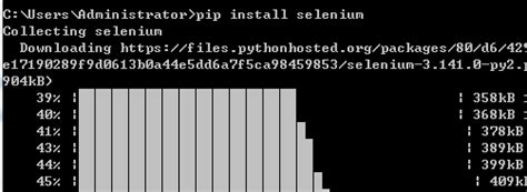 Python安装selenium包详细过程python脚本之家